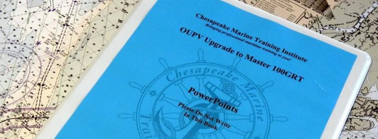 Upgrade OUPV to Master 100 GRT – Chesapeake Marine Training Institute
