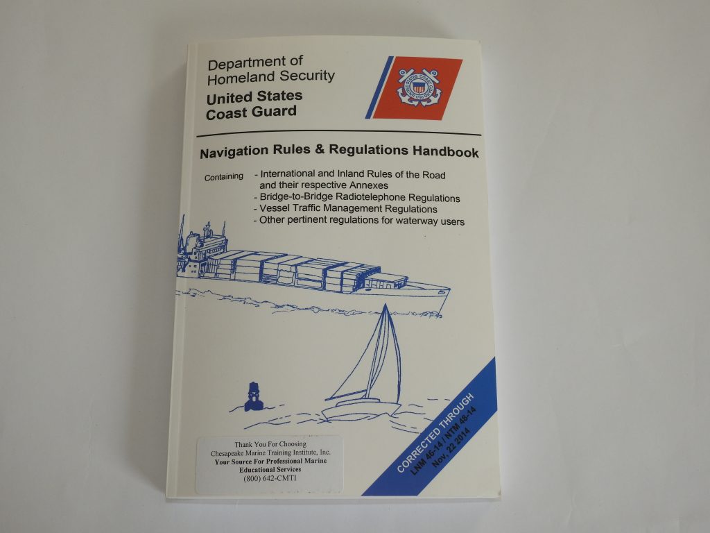 Navigation Rules and Regulations Handbook – Chesapeake Marine Training ...